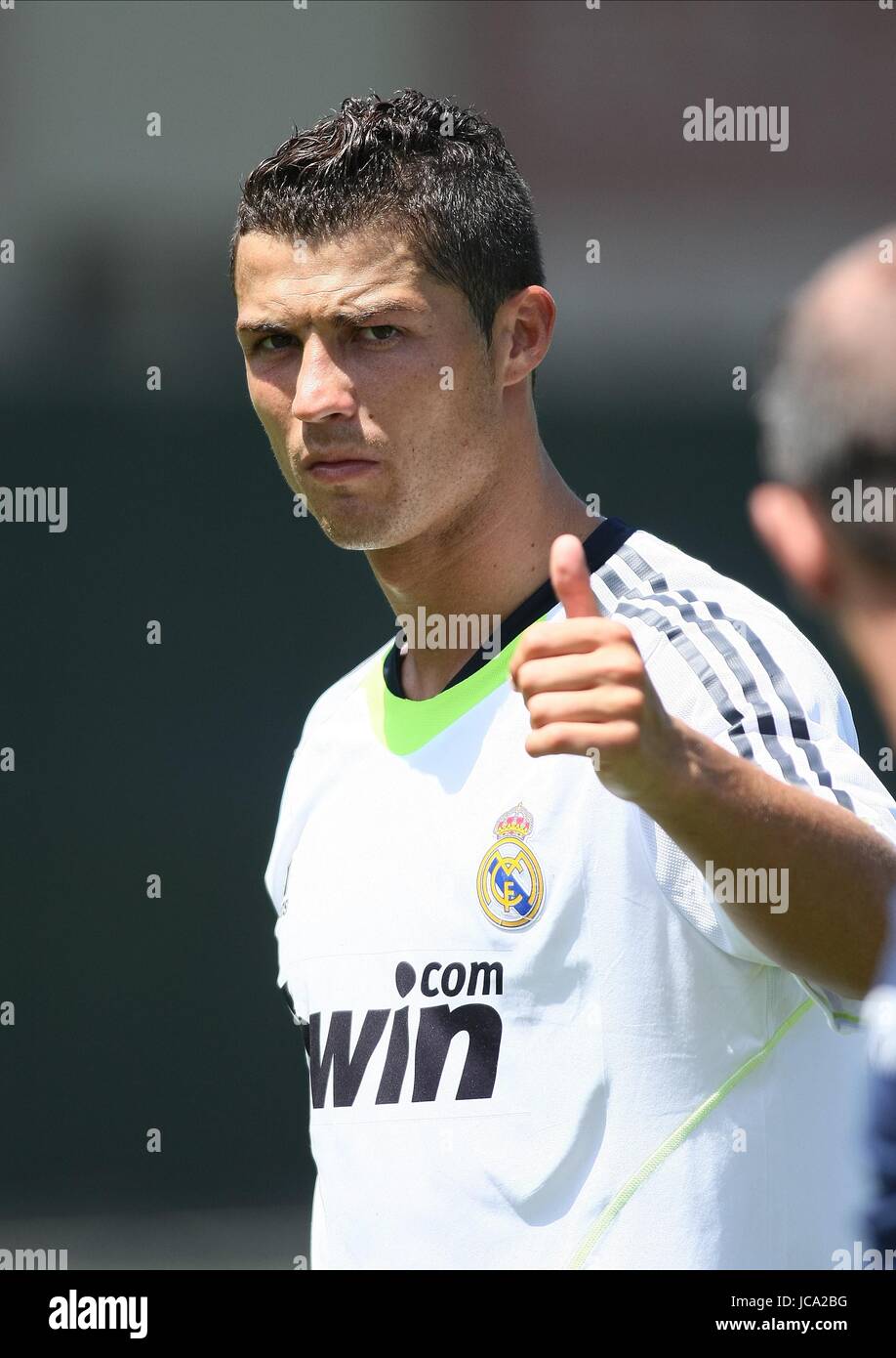 CRISTIANO RONALDO REAL MADRID LOS ANGELES CALIFORNIA USA 30 July 2010 ...