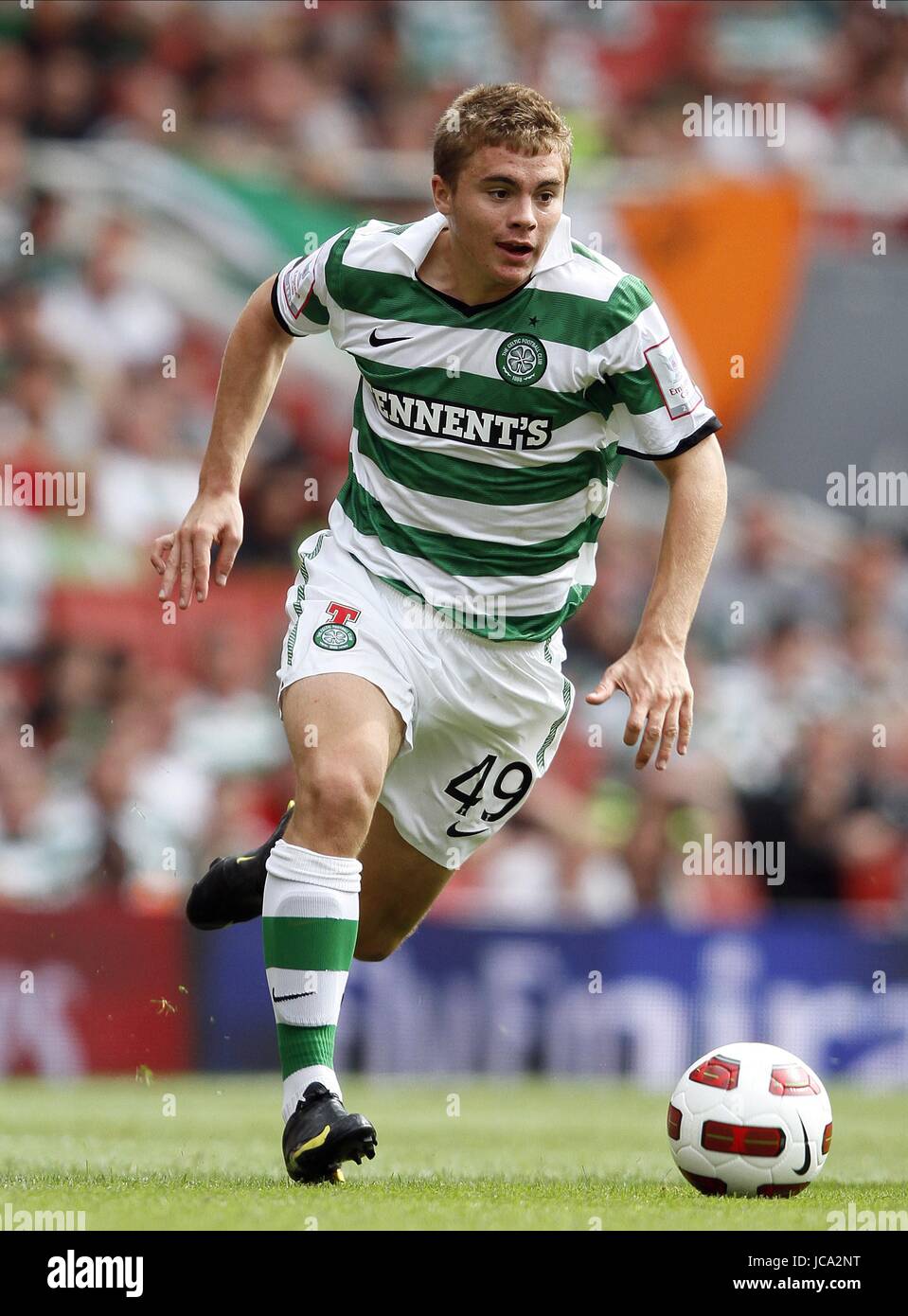 JAMES FORREST GLASGOW CELTIC FC GLASGOW CELTIC FC EMIRATES STADIUM ...