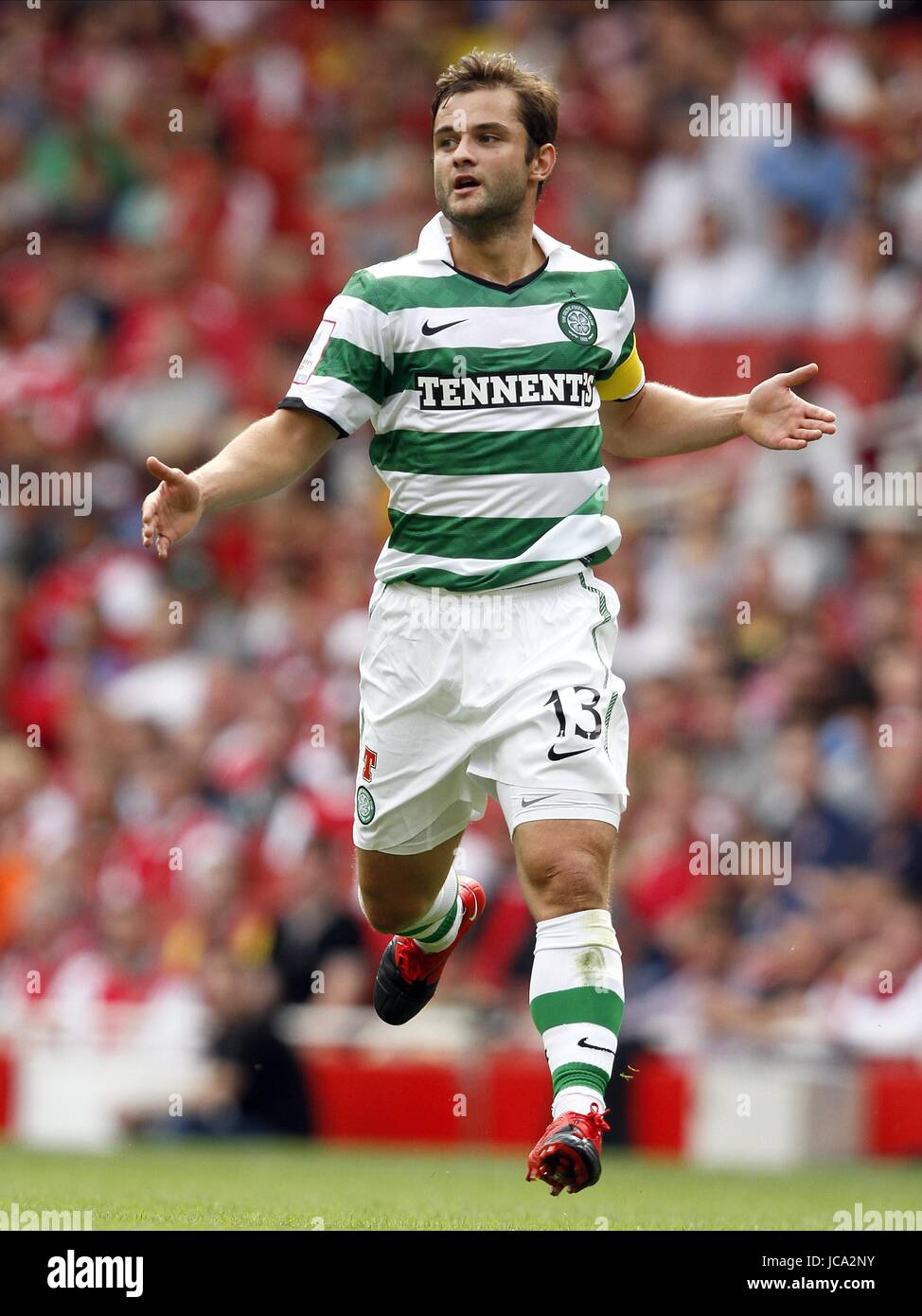 SHAUN MALONEY GLASGOW CELTIC FC GLASGOW CELTIC FC EMIRATES STADIUM ...