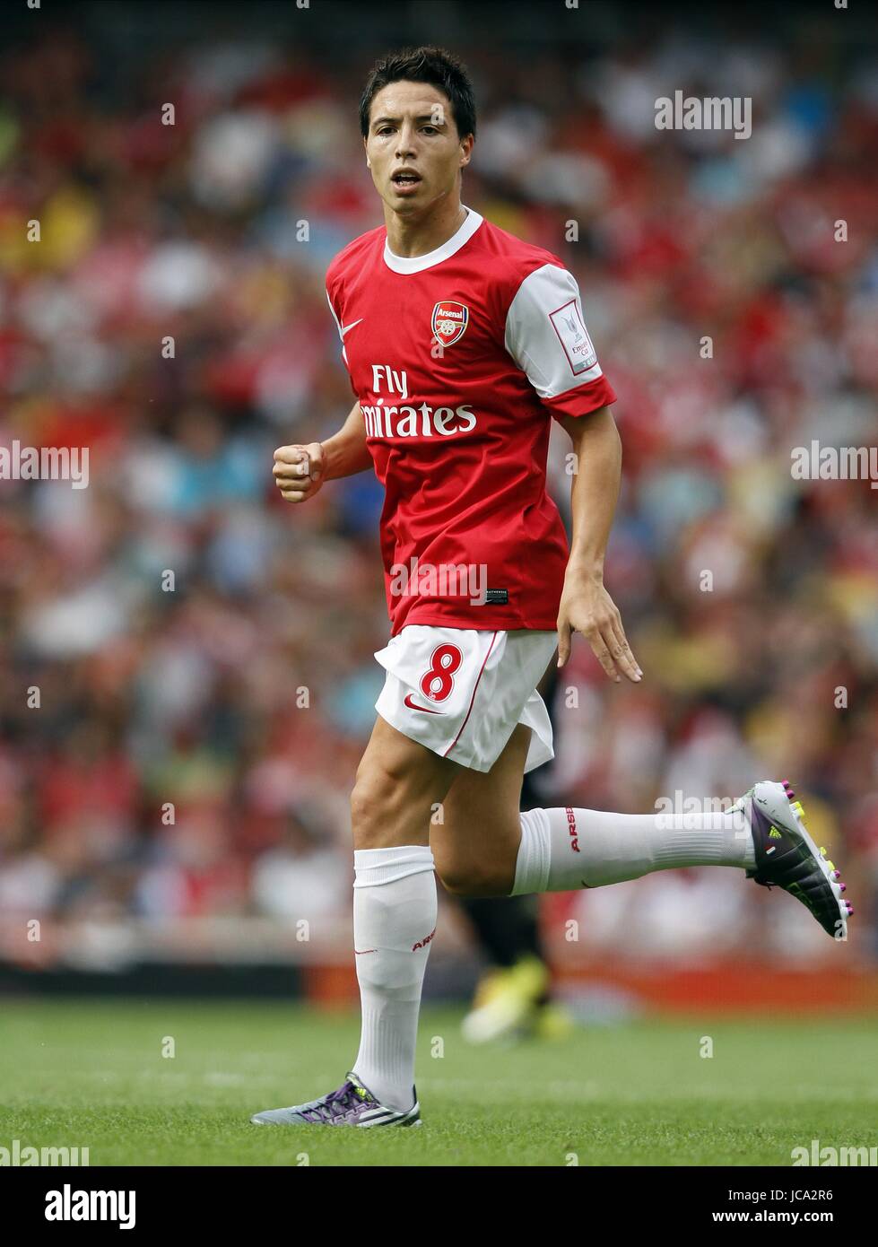 SAMIR NASRI ARSENAL FC ARSENAL FC EMIRATES STADIUM LONDON ENGLAND 31 ...