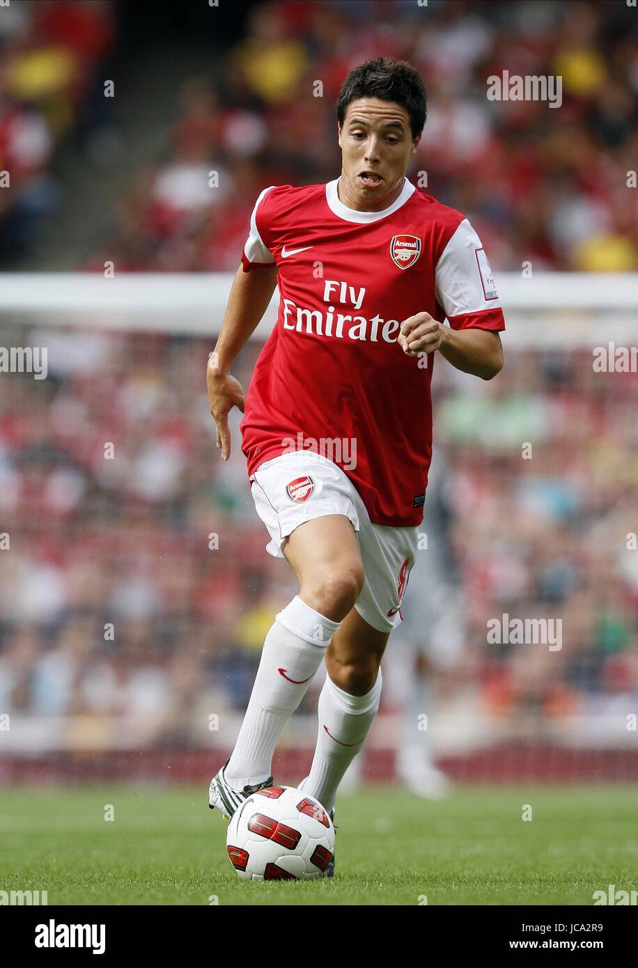 SAMIR NASRI ARSENAL FC ARSENAL FC EMIRATES STADIUM LONDON ENGLAND 31 ...