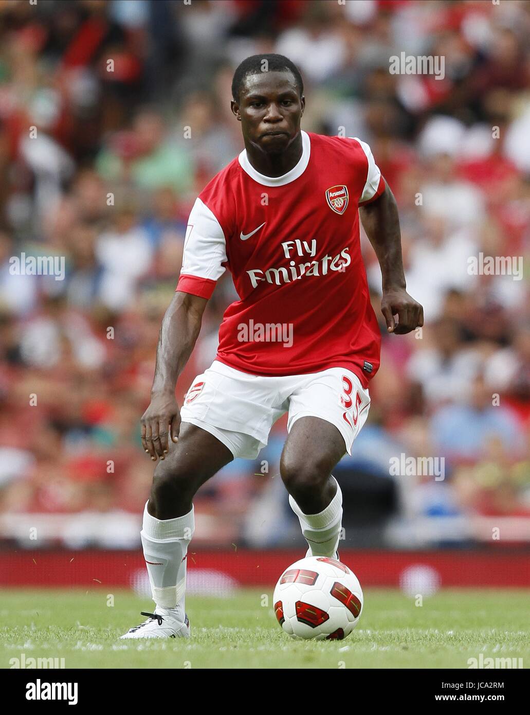 EMMANUEL FRIMPONG ARSENAL FC ARSENAL FC EMIRATES STADIUM LONDON ENGLAND ...