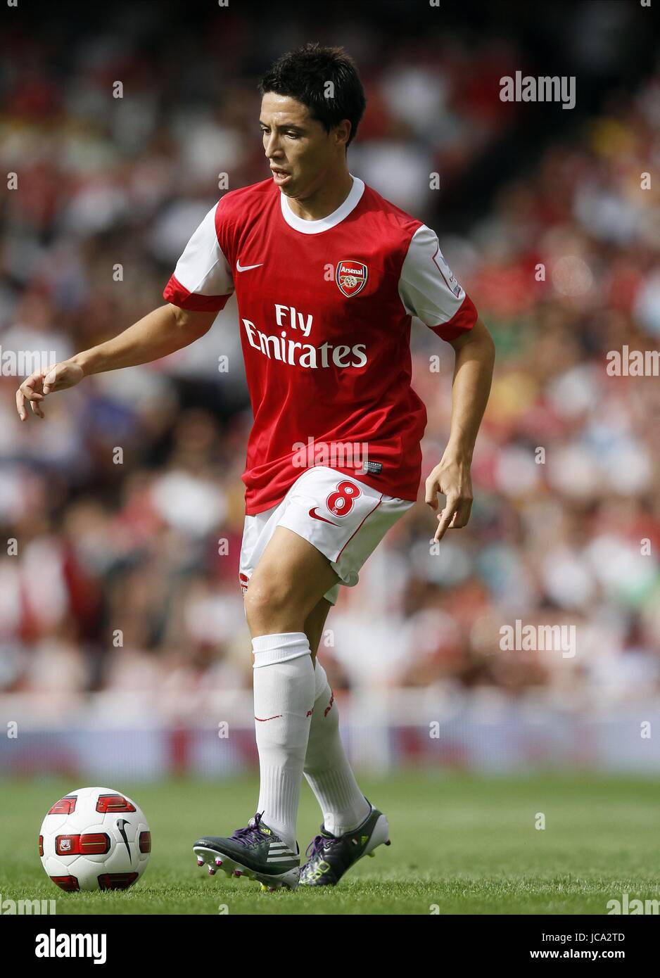 SAMIR NASRI ARSENAL FC ARSENAL FC EMIRATES STADIUM LONDON ENGLAND 31 ...