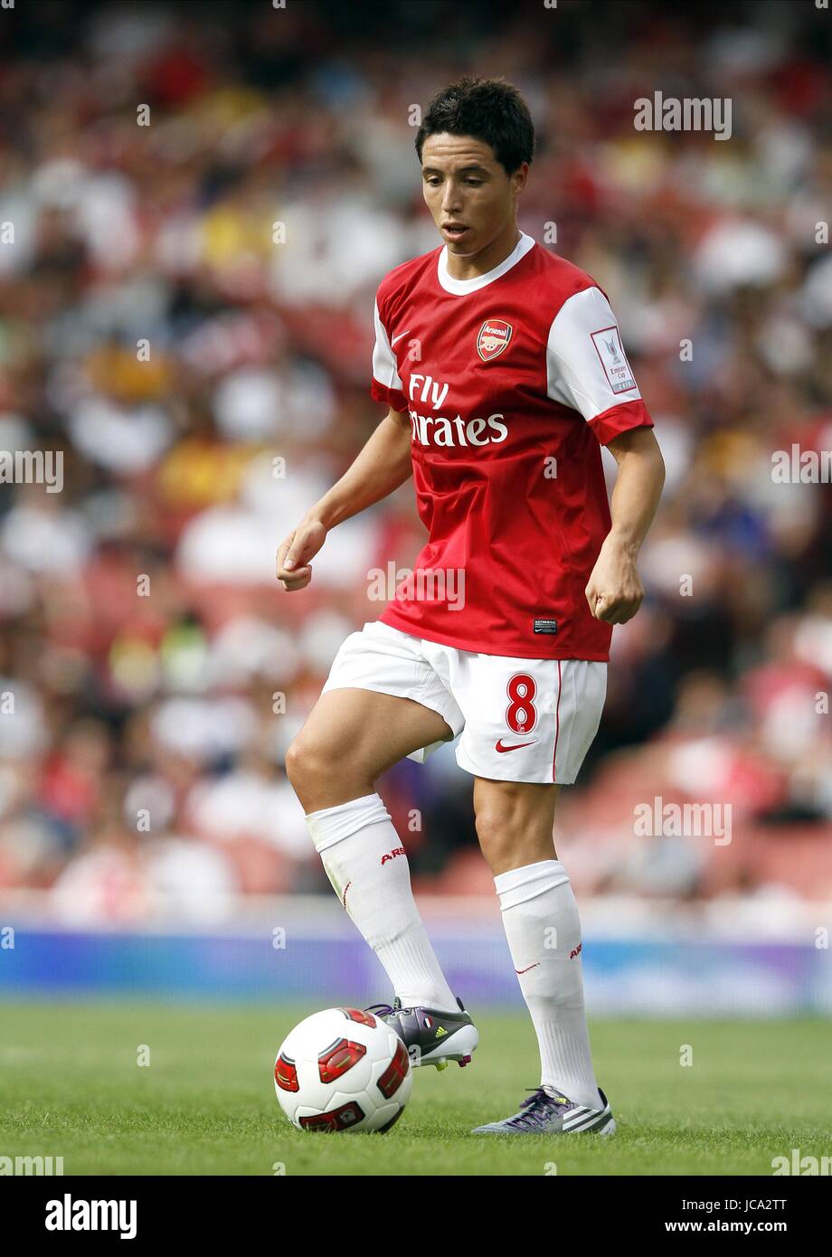 SAMIR NASRI ARSENAL FC ARSENAL FC EMIRATES STADIUM LONDON ENGLAND 31 ...