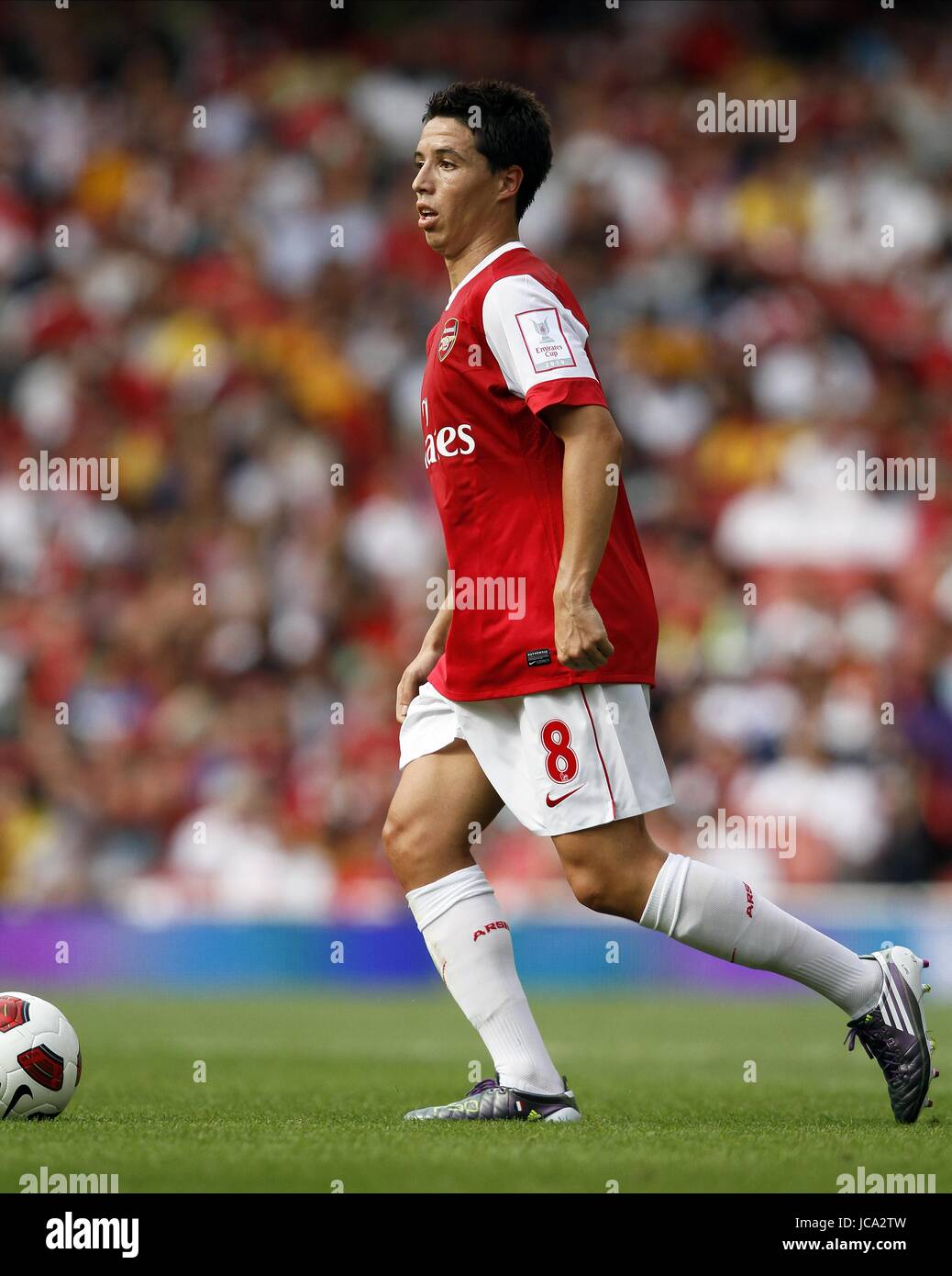 SAMIR NASRI ARSENAL FC ARSENAL FC EMIRATES STADIUM LONDON ENGLAND 31 ...