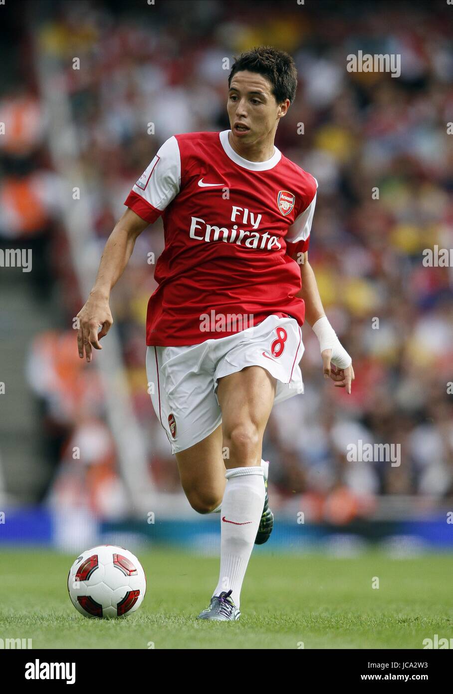 SAMIR NASRI ARSENAL FC ARSENAL FC EMIRATES STADIUM LONDON ENGLAND 31 ...