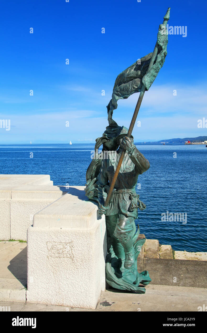 Trieste waterfront bronze statue hi-res stock photography and images ...