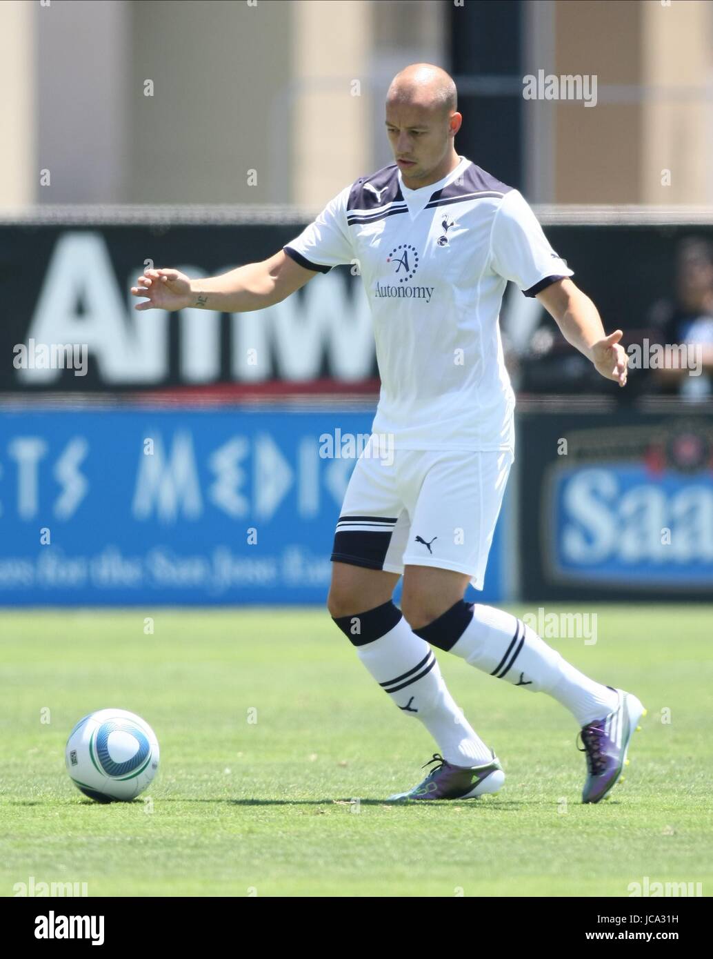 ALAN HUTTON TOTTENHAM HOTSPUR FC SANTA CLARA CA USA 17 July 2010 Stock ...