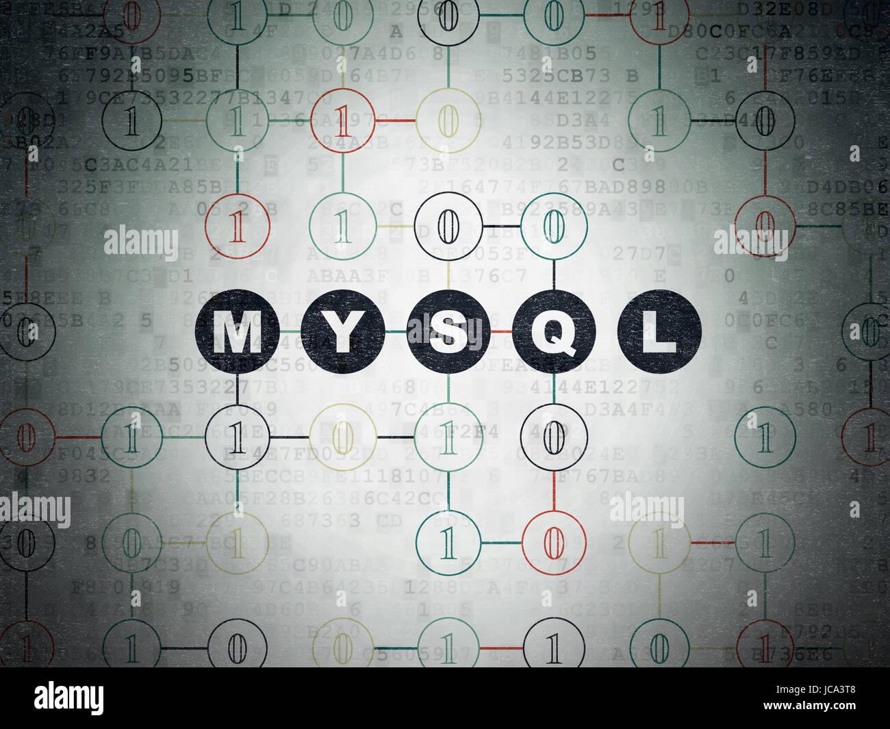 Software concept: MySQL on Digital Data Paper background Stock Photo ...