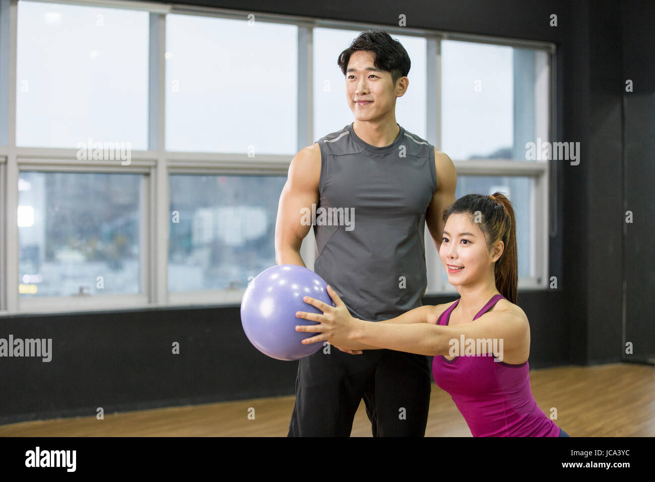 Smiling trainer hi-res stock photography and images - Alamy