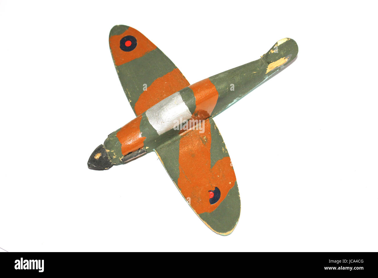 Vintage Broken Army Toy Plane Stock Photo - Alamy