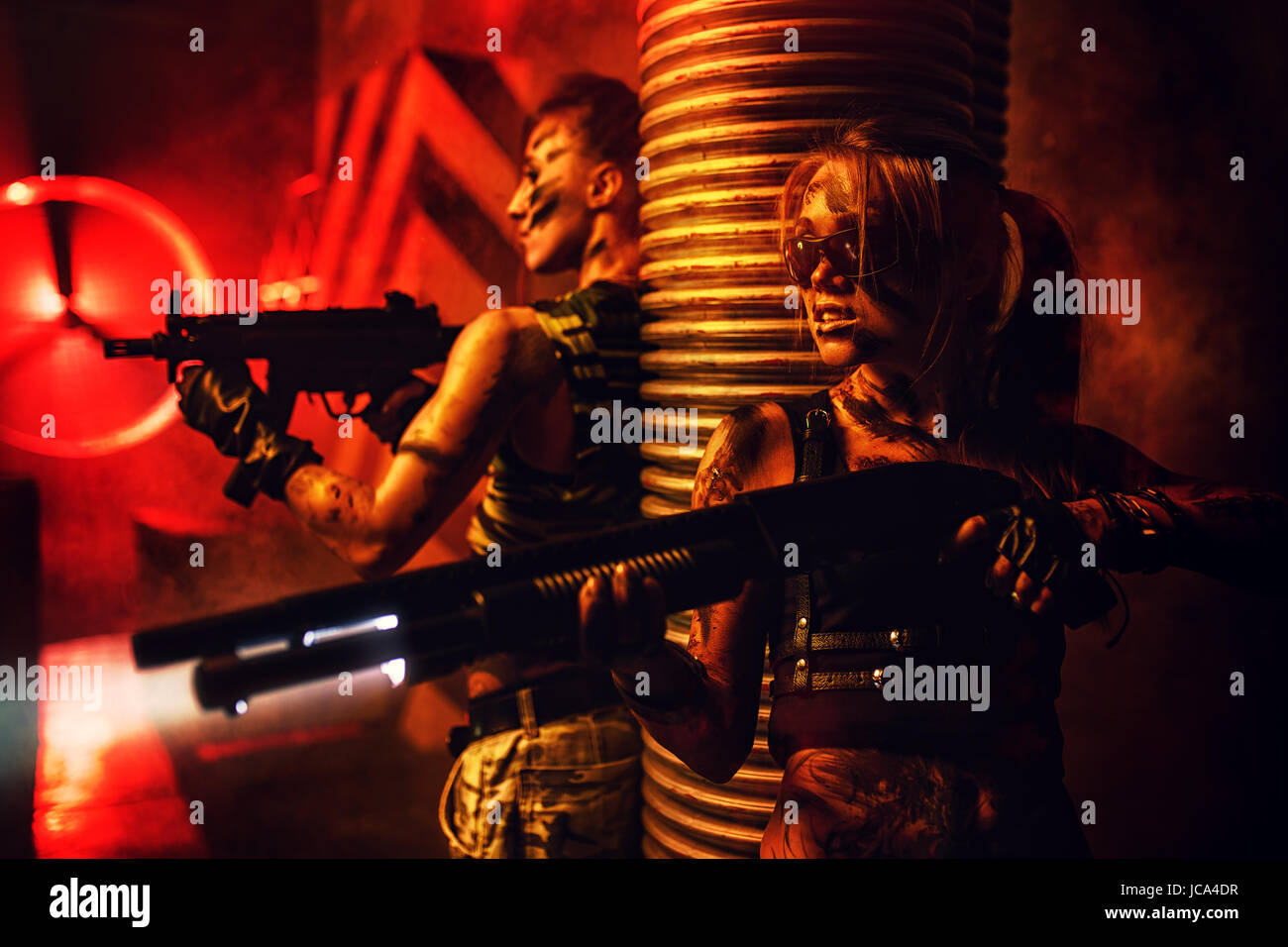 Two black women fighting hi-res stock photography and images - Alamy