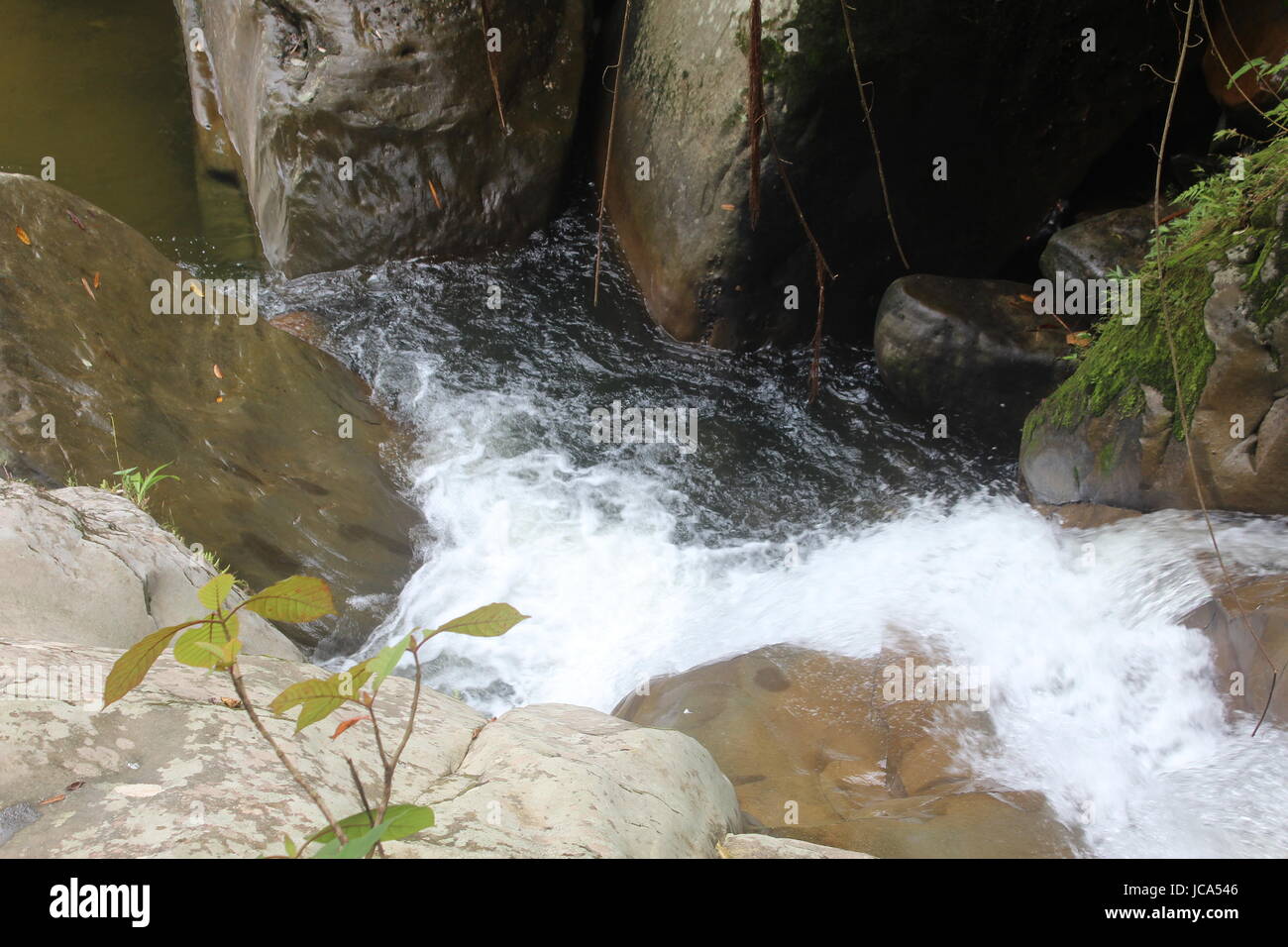 Waterfall and rapids Stock Photo - Alamy
