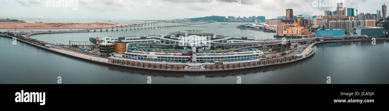 Aerial view of Macau City Stock Photo - Alamy