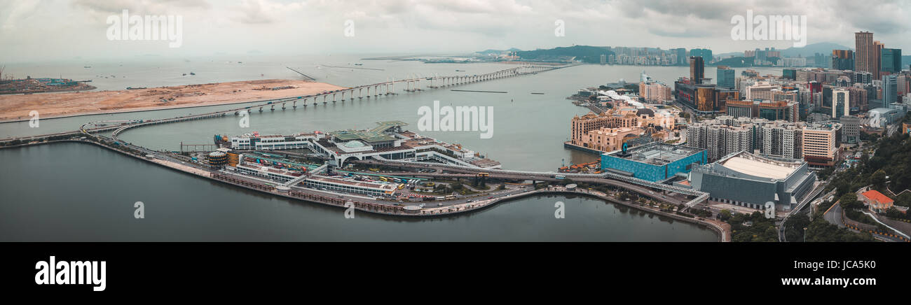 Aerial view of Macau City Stock Photo - Alamy
