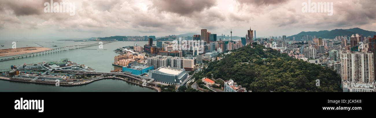 Aerial view of Macau City Stock Photo - Alamy