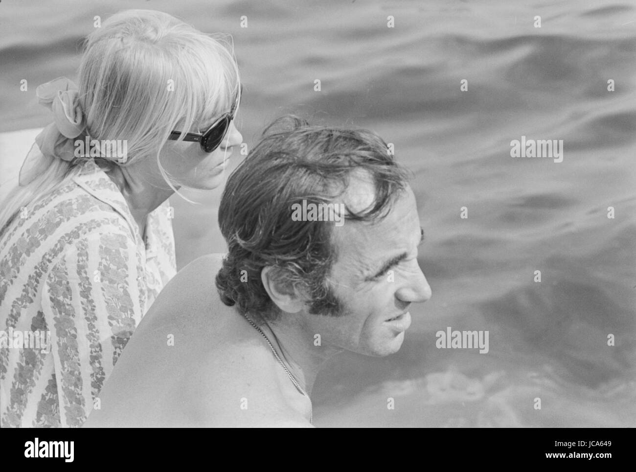 Charles aznavour wife ulla thorsell hi-res stock photography and images ...
