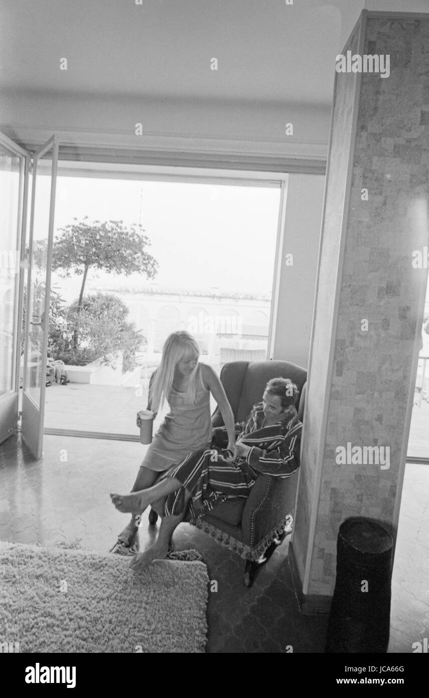 Charles aznavour wife ulla thorsell hi-res stock photography and images ...