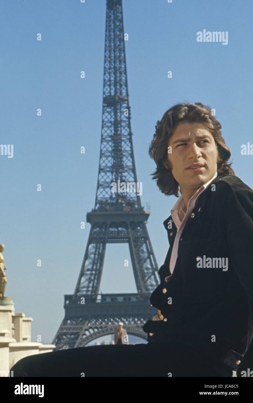 Israeli singer Mike Brant. Paris, beginning of 1970s. Photo Michael ...