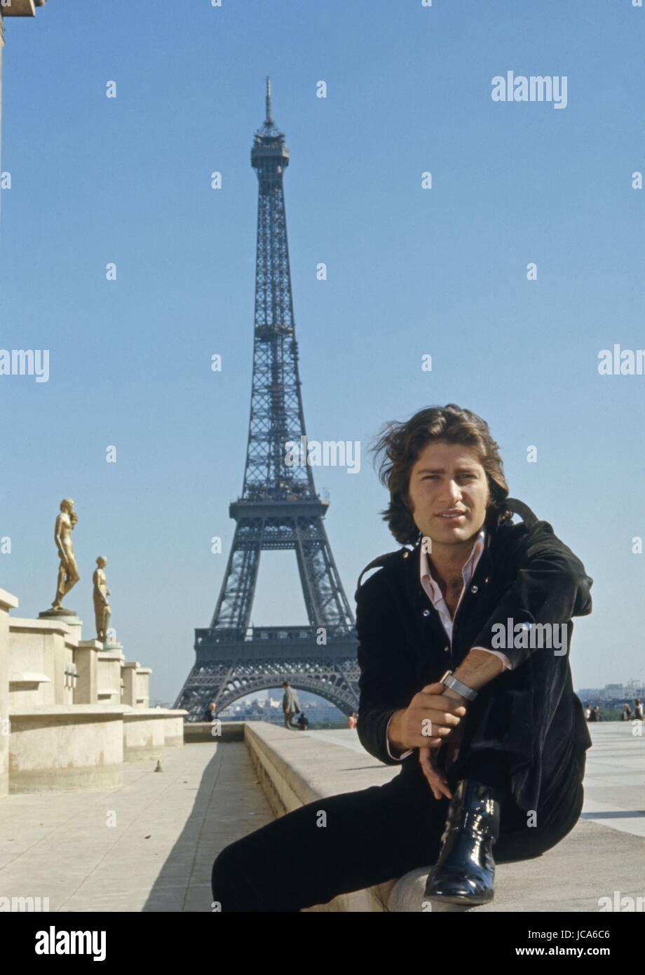 Israeli singer Mike Brant. Paris, beginning of 1970s. Photo Michael ...