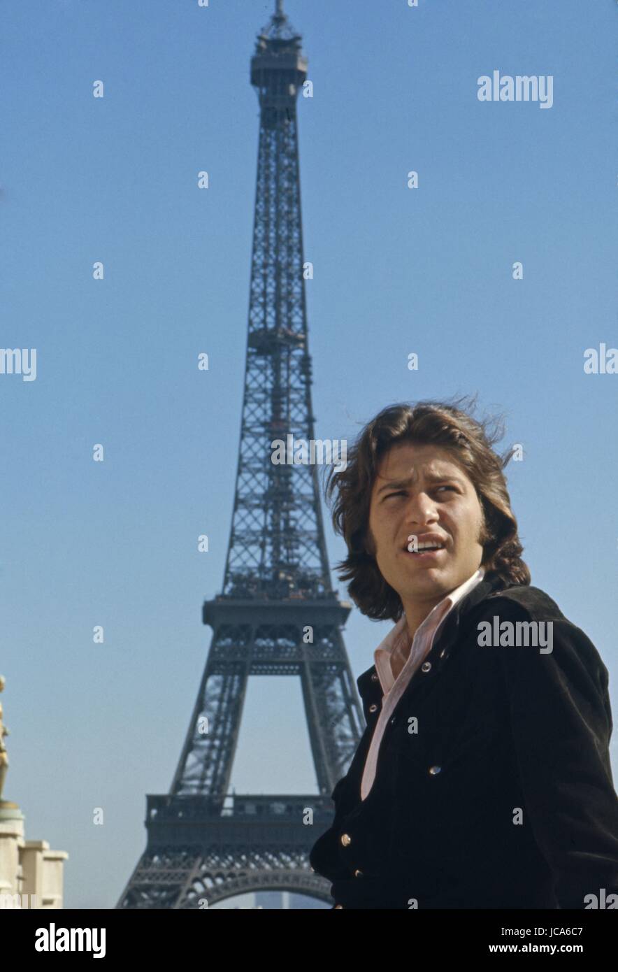 Israeli singer Mike Brant. Paris, beginning of 1970s. Photo Michael ...