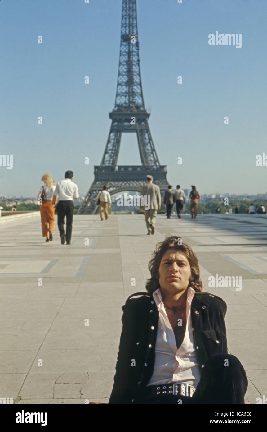 Israeli singer Mike Brant. Paris, beginning of 1970s. Photo Michael ...