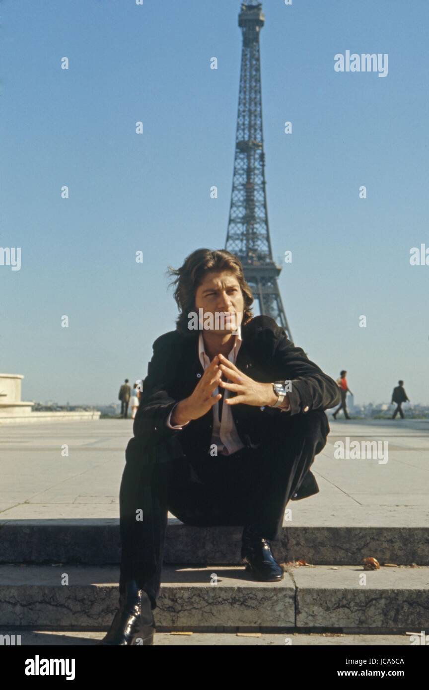 Israeli singer Mike Brant. Paris, beginning of 1970s. Photo Michael ...