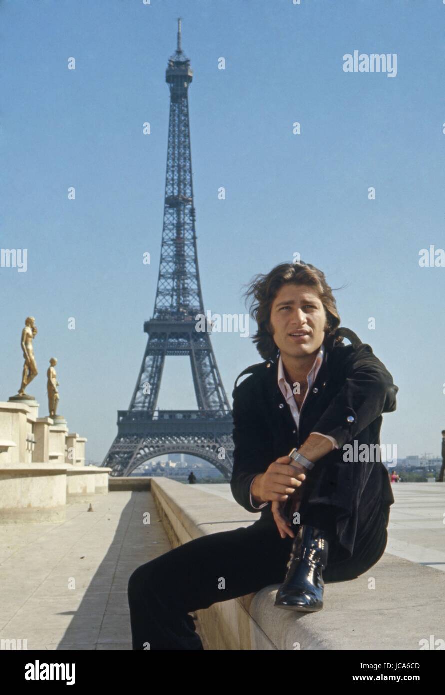 Israeli singer Mike Brant. Paris, beginning of 1970s. Photo Michael ...