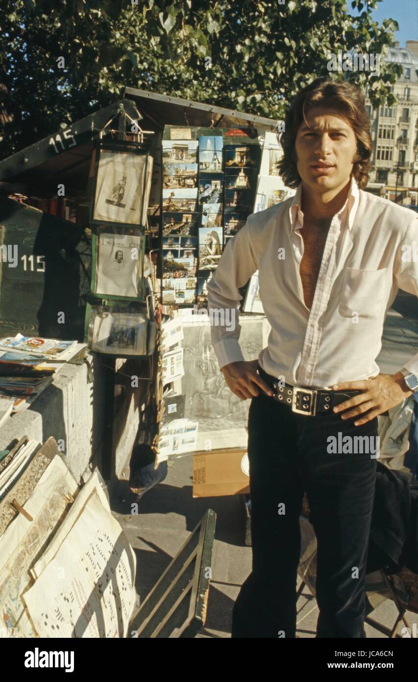 Israeli singer Mike Brant. Paris, beginning of 1970s. Photo Michael ...