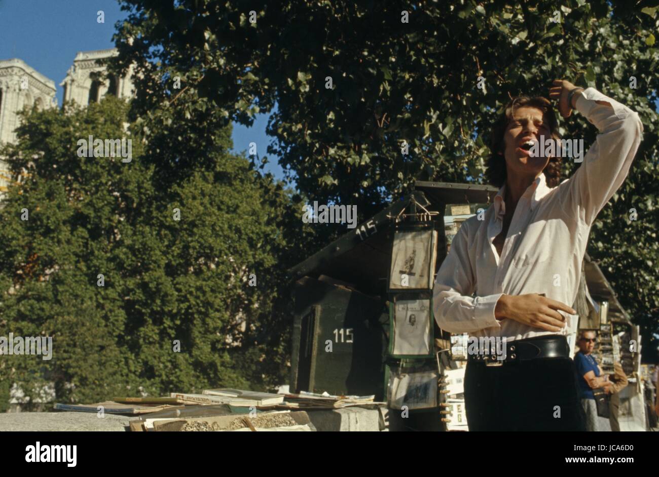 Israeli singer Mike Brant. Paris, beginning of 1970s. Photo Michael ...