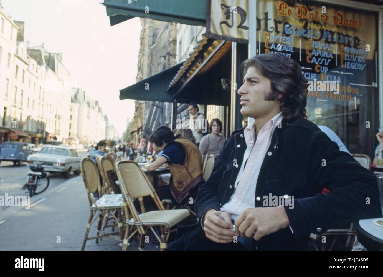Israeli singer Mike Brant. Paris, beginning of 1970s. Photo Michael ...