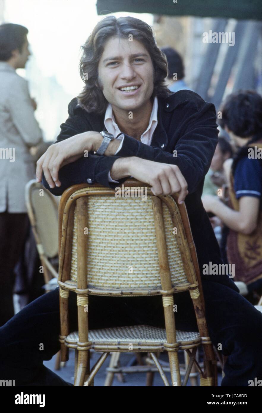 Israeli singer Mike Brant. Paris, beginning of 1970s. Photo Michael ...