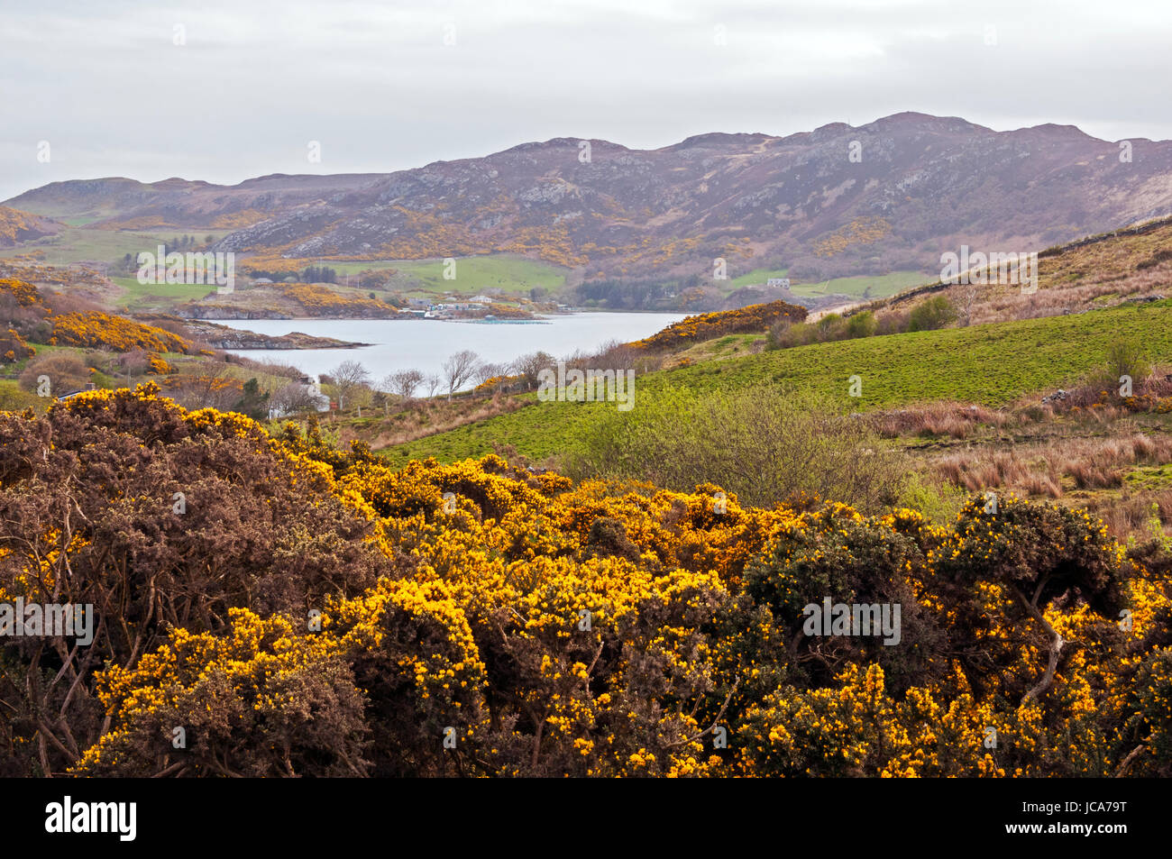 Scenery on the way to Fanad Head Lighthouse, County Donegal, Ireland ...
