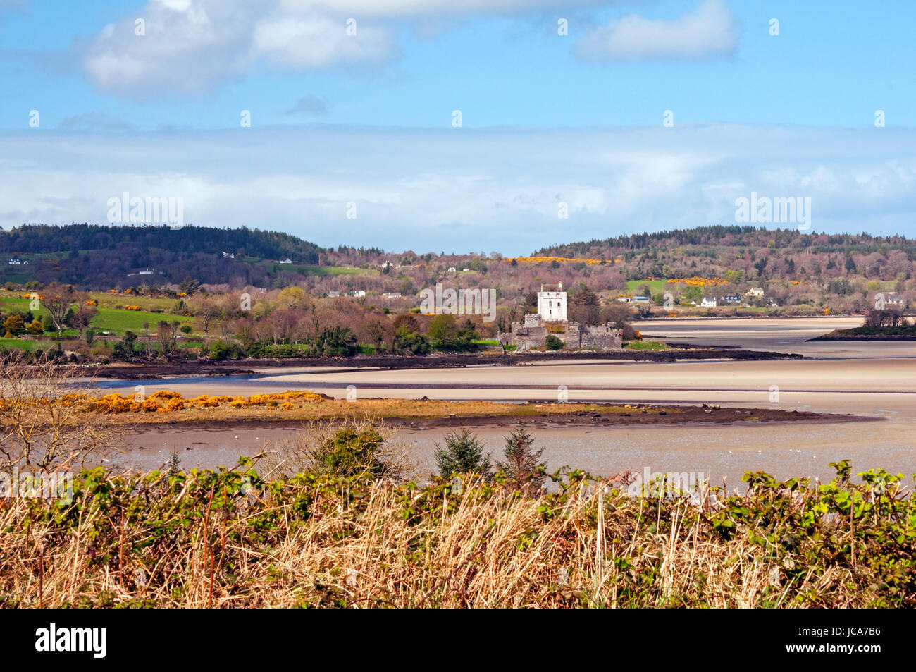 Doe Castle across Sheephaven Bay, County Donegal, Ireland Stock Photo ...