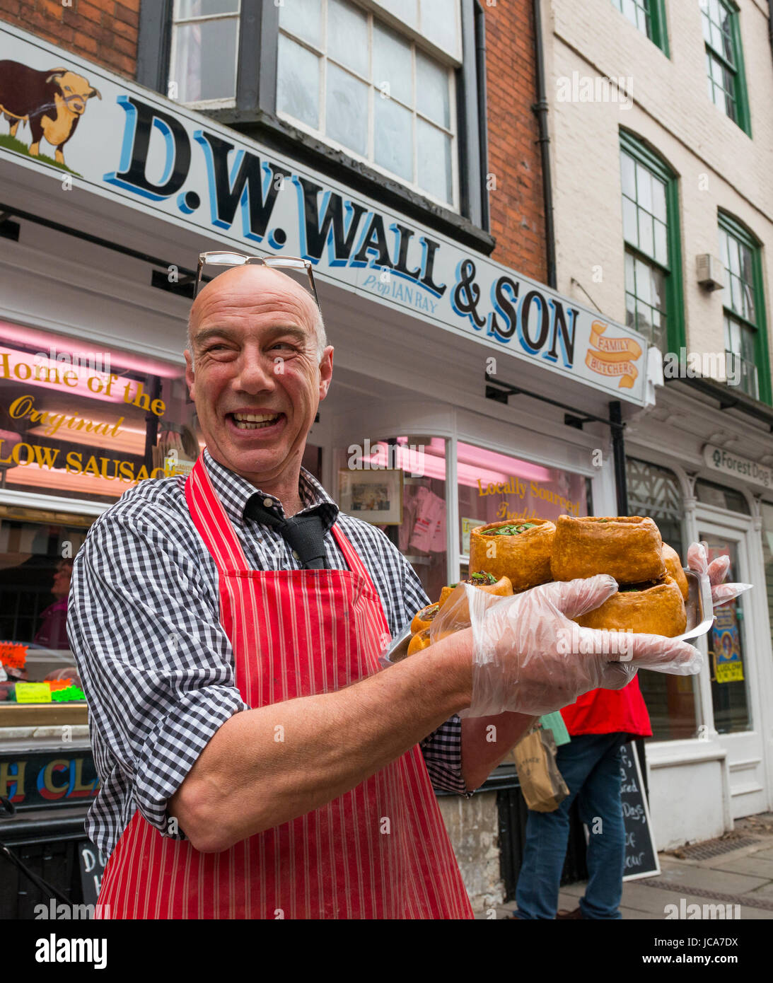 Ian Ray of Wall & Son with his pies, part of the pie trail at the 2017 ...