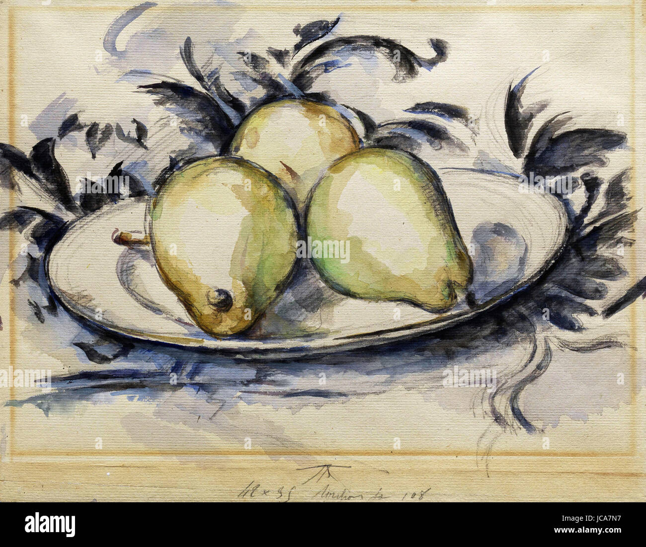 Paul cezanne three pears hi-res stock photography and images - Alamy