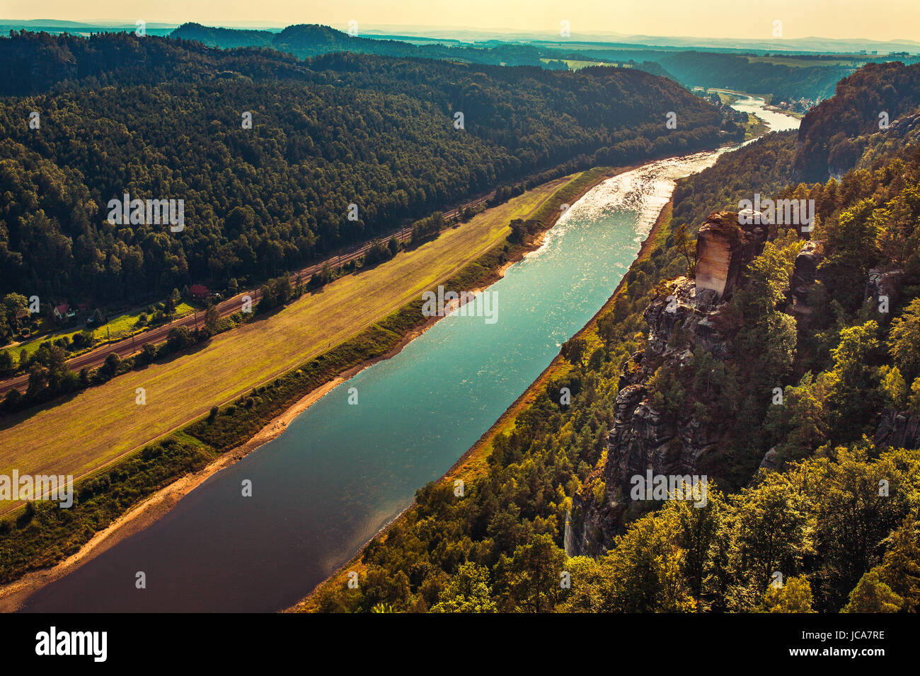 Elbe river view hi-res stock photography and images - Alamy