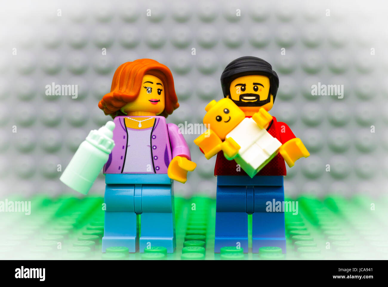 Lego minifigure family hi-res stock photography and images - Alamy