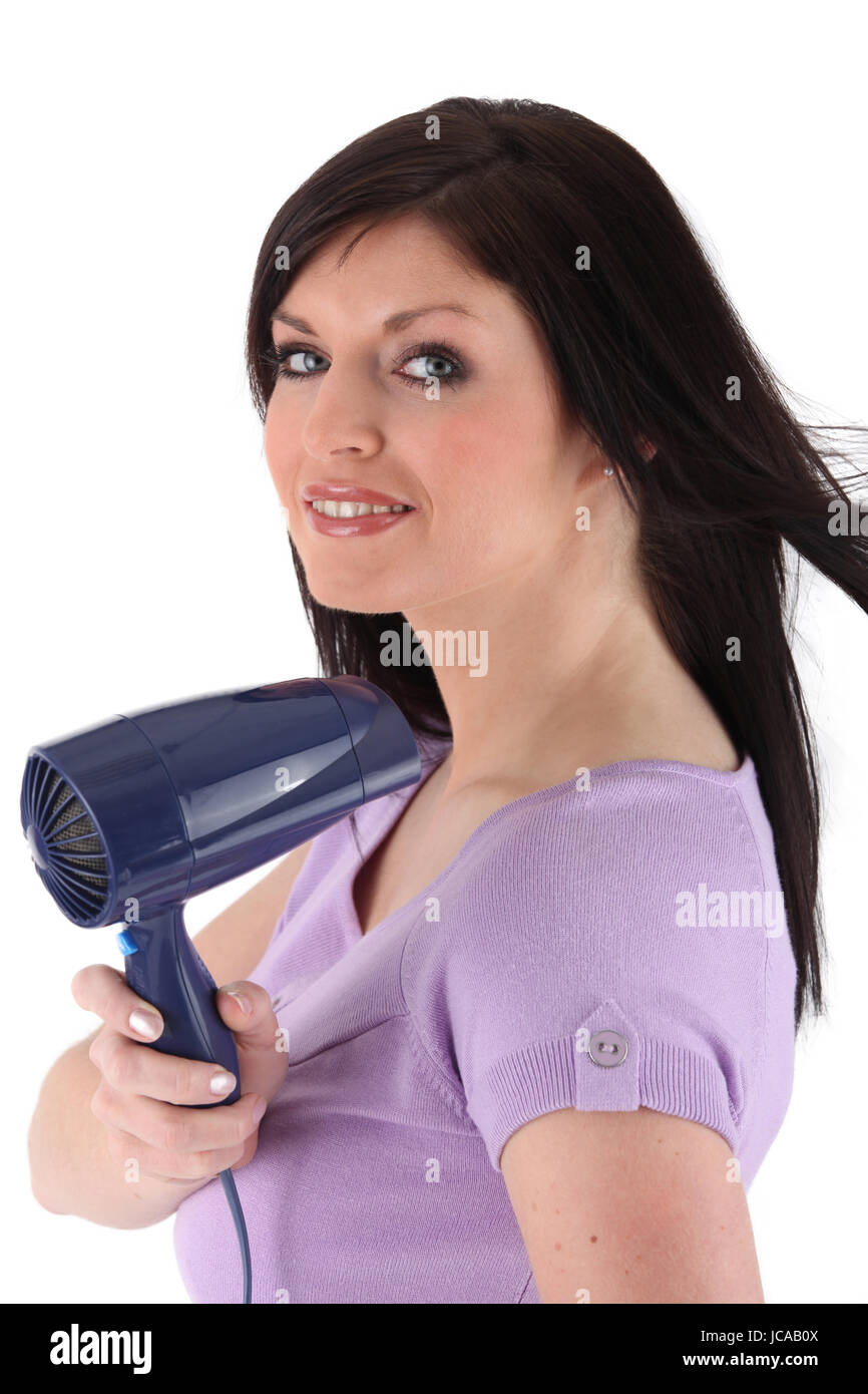 Using hairdryer close hi-res stock photography and images - Alamy