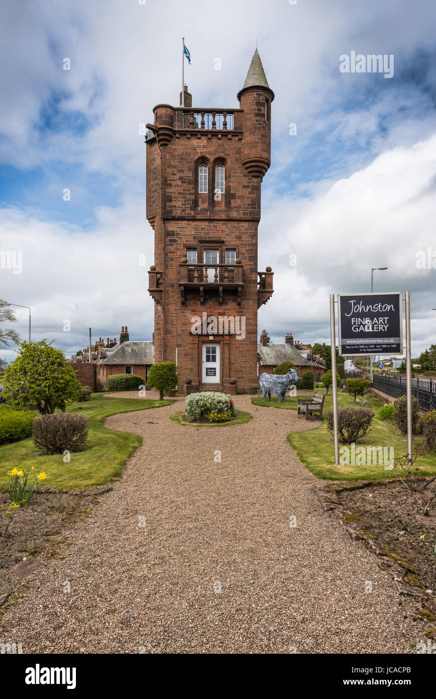 Burns Memorial Tower, Mauchline, Scotland Stock Photo - Alamy