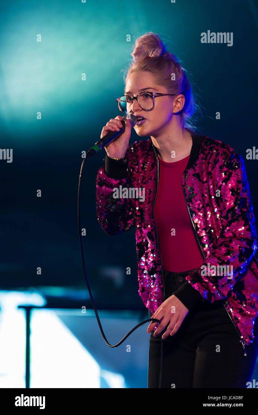 Thornhill, Scotland, UK - August 27, 2016: Scottish singer Be Charlotte ...
