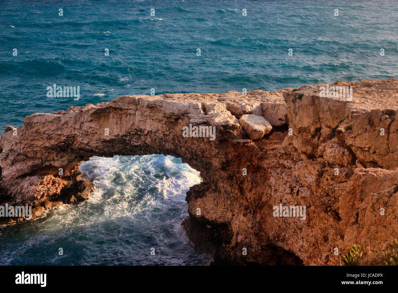 Natural bridge. Bridge of lovers in Ayia Napa Stock Photo - Alamy