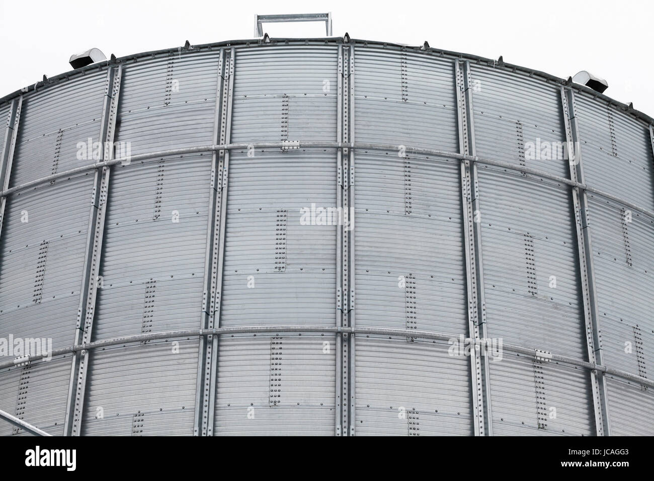 Exterior detail of storage grain silos Stock Photo - Alamy