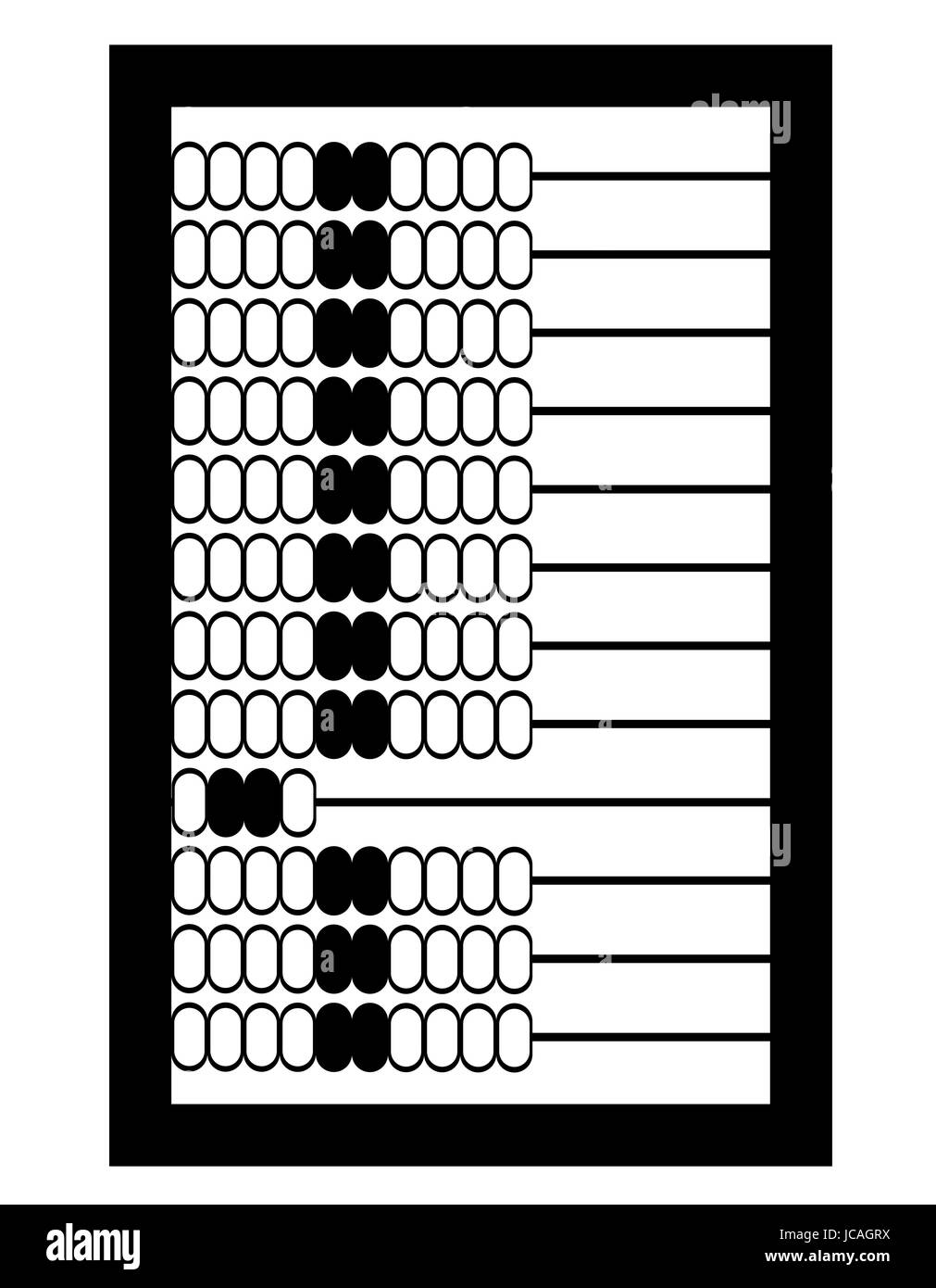 Antique wooden abacus Black and White Stock Photos & Images - Alamy