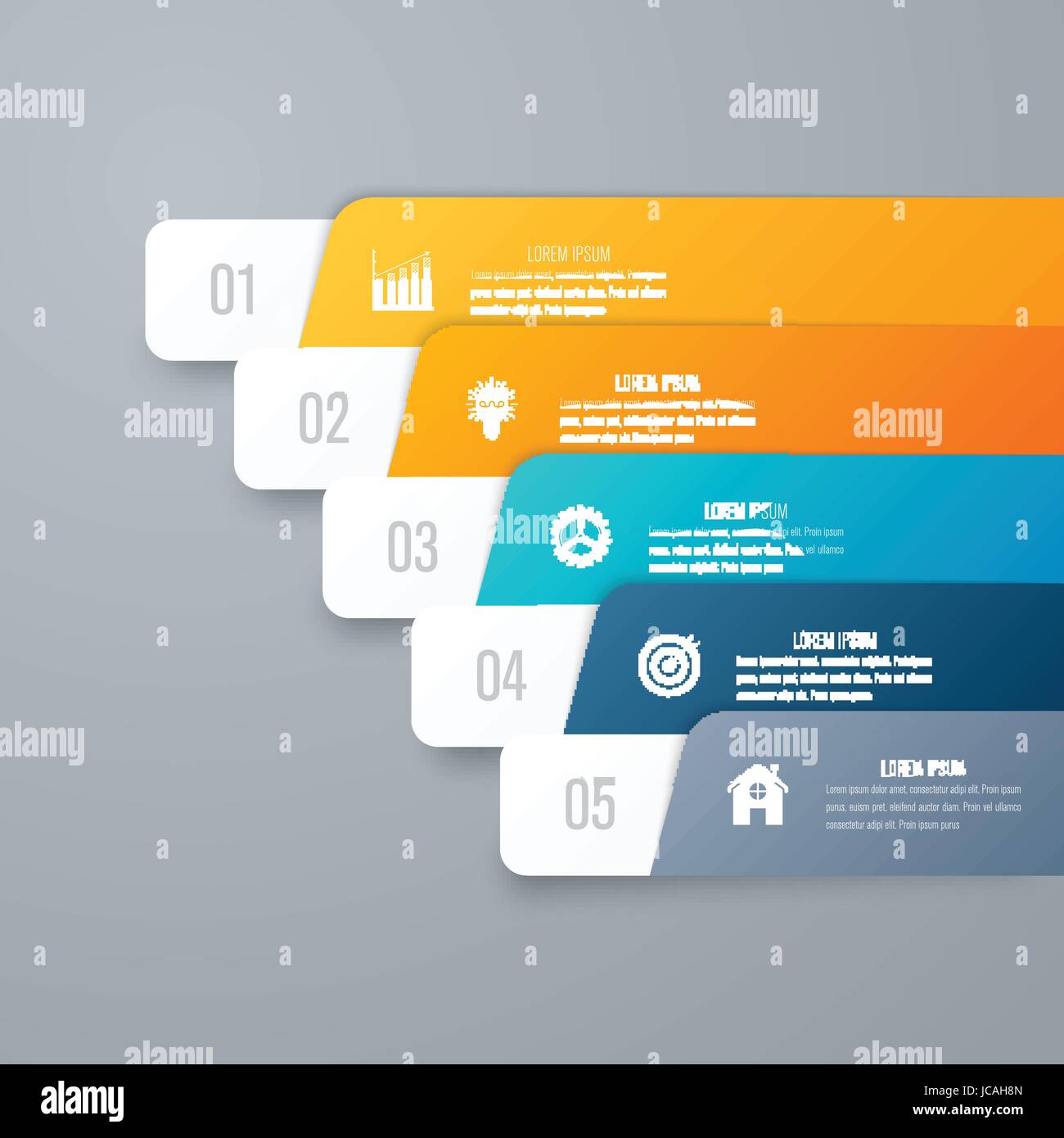 Infographic template of square elements Stock Vector Image & Art - Alamy