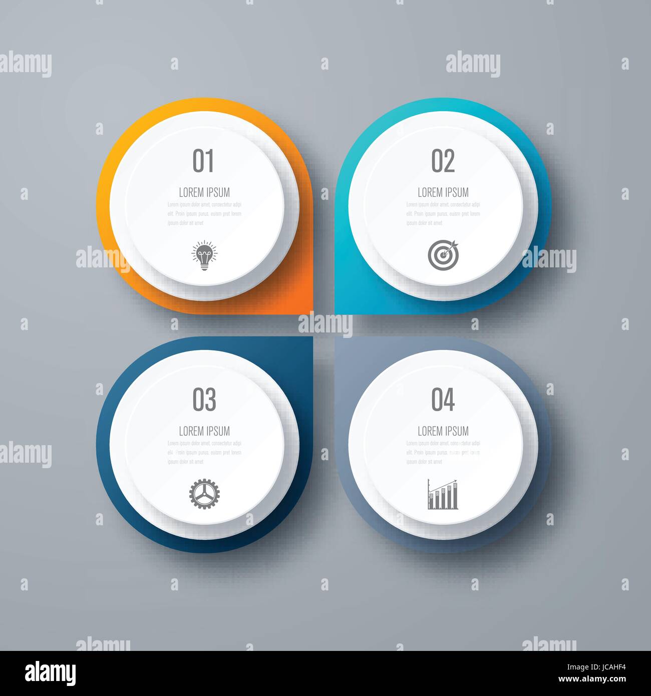 emplate for cycle diagram, graph, presentation Stock Vector Image & Art ...