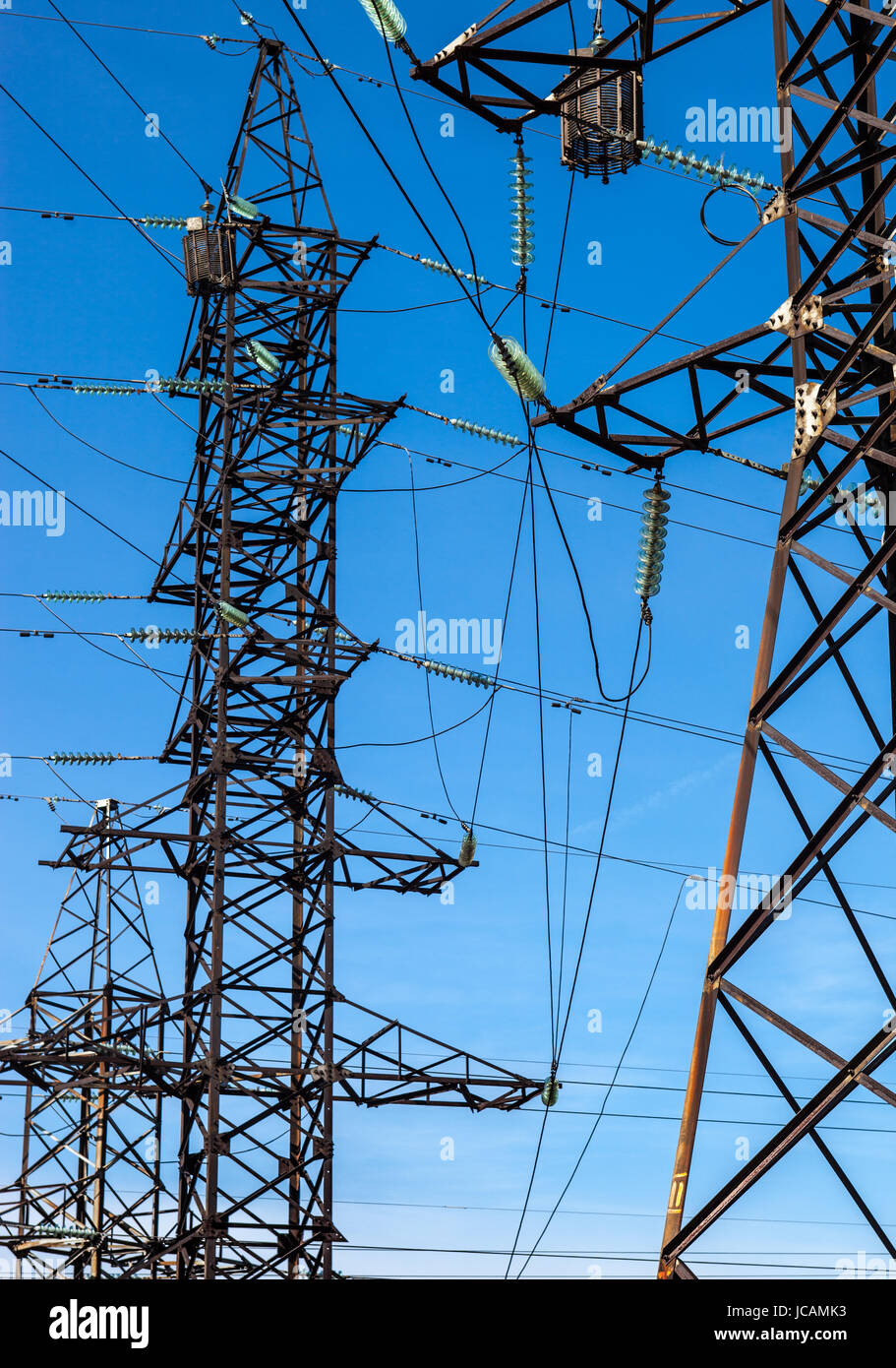 Pylons framework background hi-res stock photography and images - Alamy