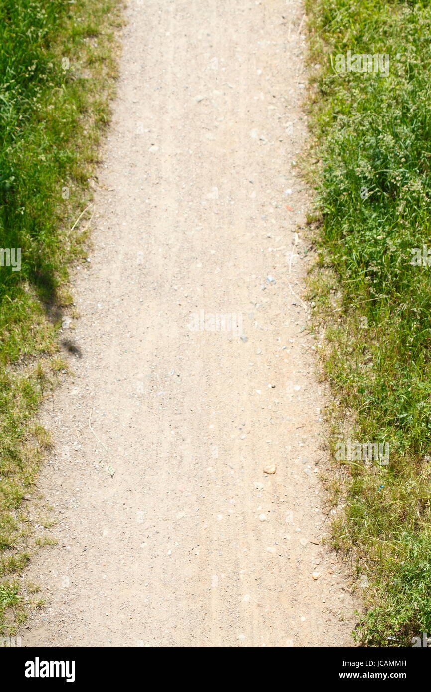 Grit way, footpath, pedestrian's way Stock Photo - Alamy