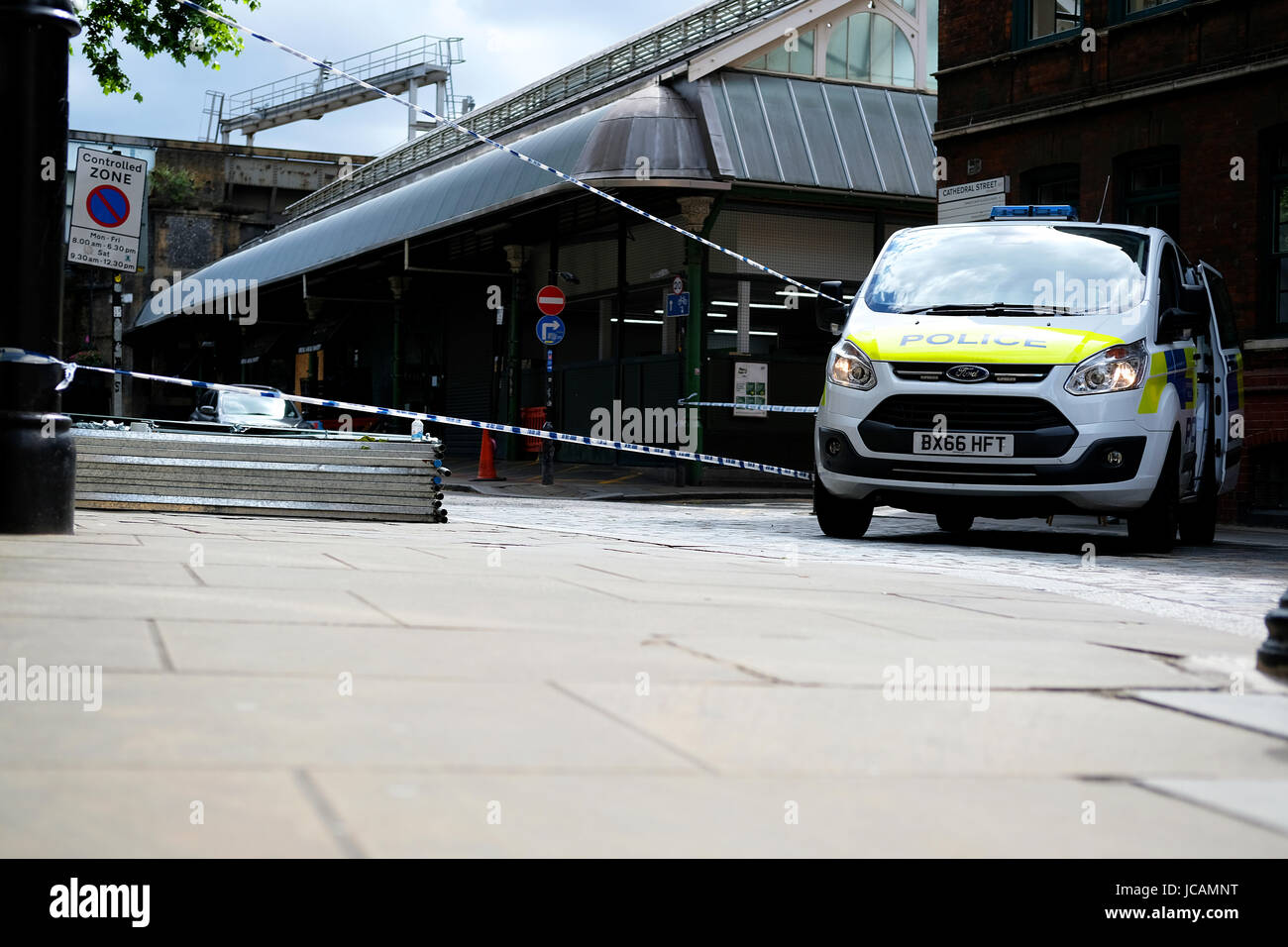 Metropolitan Police officers on high alert in central London, after a ...
