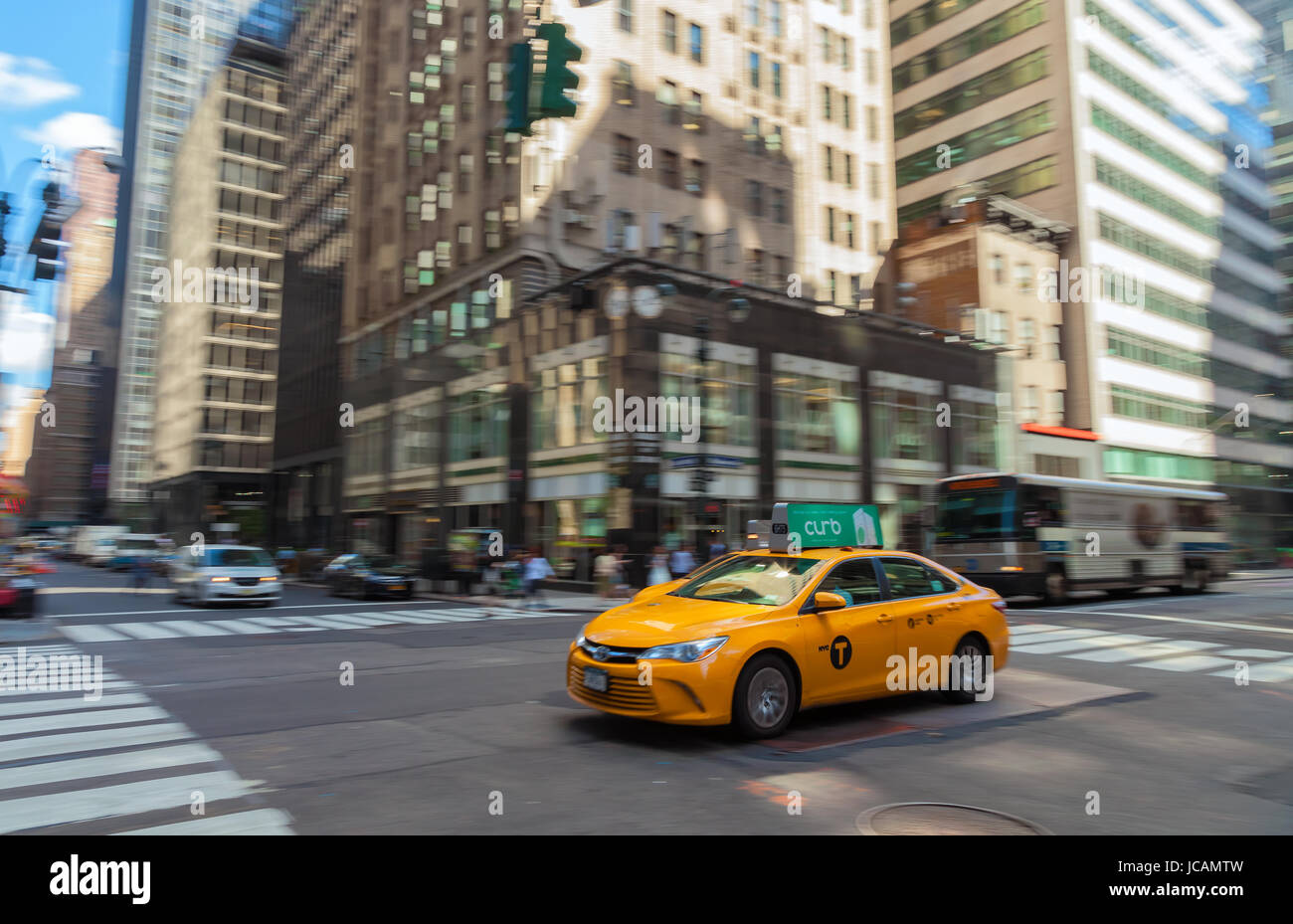 New York City cab Stock Photo - Alamy